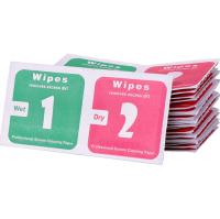 China SJ Wholesale Phone Accessories Tempered Glass Screen Camera lens Protector Cleaner Dry Wet Cleaning Wipes for sale