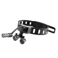China SJ Binocular Magnifier Loupe Lamp Headlight Surgery Medical Surgical Loupe With Headlight for sale