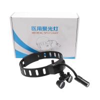 China SJ Binocular Magnifier Loupe Lamp Headlight Surgery Medical Surgical Loupe With Headlight for sale