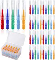 China SJ Braces Brush Cleaner Interdental Brush Toothpick Dental Tooth Flossing Head Oral Dental Hygiene Flosser for sale