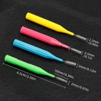 China SJ Braces Brush Cleaner Interdental Brush Toothpick Dental Tooth Flossing Head Oral Dental Hygiene Flosser for sale