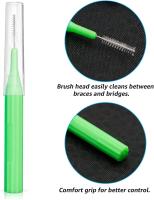 China SJ Braces Brush Cleaner Interdental Brush Toothpick Dental Tooth Flossing Head Oral Dental Hygiene Flosser for sale