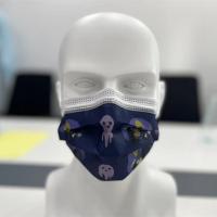 China SJ Fashion Christmas Printed Facemask 3 Ply Disposable Face Mask Dust Protective Civil Mask for sale
