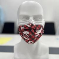 China SJ Fashion Christmas Printed Facemask 3 Ply Disposable Face Mask Dust Protective Civil Mask for sale