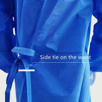 China SJ High Quality Disposable Isolation Nonwoven Suit Gown Level 3 4 Surgical Reinforced Medical Protective Clothes for sale
