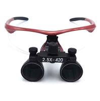 China SJ Medical Loupe Equipment High Quality Cheap Price 2.5X Dentist Binocular Googles Magnifier Surgical Dental Loupes for sale