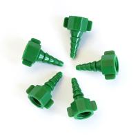 China SJ Christmas Tree Style Oxygen Connectors Straight Swivel Y and Swivel Nipple For O2 Tubing for sale