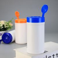 China SJ Empty Tissue Wet Wipe Bucket HDPE Material Pull Out Type Non woven Canister OEM Wholesale for sale