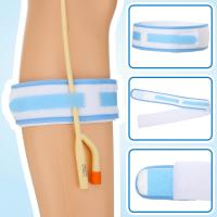 China SJ Catheter Leg Bag Holder Foley Catheter Leg Strap Urinary Drainage Tube Holder Catheter Stabilization Device for sale