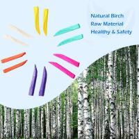 China SJ Dental instruments consumables disposable colorful fixing orthodontic dental wooden wedges for sale