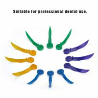 China SJ Disposable Colorful Dental Wedge Plastic Teeth Wedges Price for Dental Clinic Use for sale
