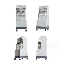 China SJ Portable Suction Apparatus Electric Medical Suction Machine Sputum Aspirator with Two Bottles for sale