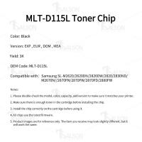 China MLT-D115L Samsung Printer Toner Chip For SL-M2620 M2670 M2870 Cartridge D115 for sale