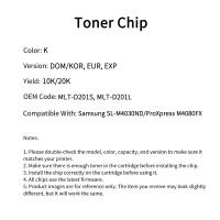 China Compatible MLT D201S MLT D201L Toner Chip For Samsung SL M4030ND ProXpress M4080FX DOM for sale