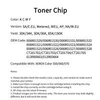 China Compatible Toner Chip For XEROX Color 550/560/570 Copier Cartridge for sale