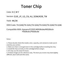 China TK-5240 Compatible Toner Chip For ECOSYS M5526cdn P5026cdn TK5241 TK5242 TK5243 TK5244 for sale