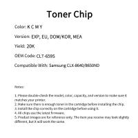 China Compatible CLT 659S Toner Chip For Samsung CLX 8640 CLX 8650ND K659S C659S M659S Y659S for sale