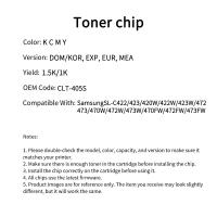 China CLT-405S Compatible Toner Chip For Samsung SL-C422 CLT-K405S C405S M405S Y405S Cartridge for sale