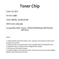 China CRG-064 CRG-064H Compatible Toner Cartridge Chip For i-SENSYS MF832Cdw LBP722Cdw LBP722Cx for sale