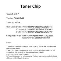 China Compatible CT203470 TONER ChipFor Xerox Fujifilm ApeosPrint C3320 C3830 ApeosPort Print C3320SD for sale