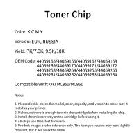 China Compatible  44059168 Toner Chip OKI MC851 MC861 MFP for sale
