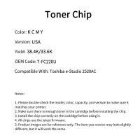 China Compatible  T FC220U Toner Chip For  Toshiba e Studio 2520AC for sale
