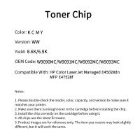 China W9090MC W9091MC W9092MC W9093MC Compatible Toner Chip For Managed E45028dn/ MFP E47528f for sale