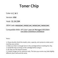 China Compatible W9000MC Chip For HP Color LaserJet Managed E65150dn for sale