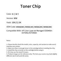 China Compatible Toner Chip For Managed E55040dn E57540c for sale