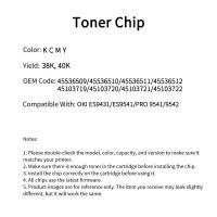 China Compatible 45536512 45536511 45536510 Toner Chip For OKI ES9431 ES9541 PRO 9541 for sale