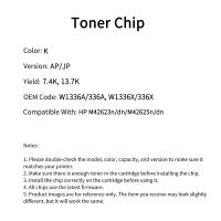 China Compatible W1336A 336A Toner Chip For HP M42623n dn M42625n dn for sale