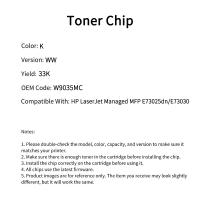 China Compatible W9035MC Chip For HP LaserJet Managed MFP E73025dn E73030 for sale