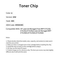 China Compatible W9065MC Chip For HP LaserJet Managed Flow MFP E73130z for sale
