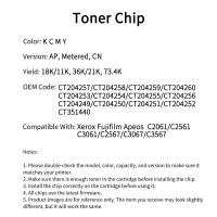 China Compatible CT204257 Toner Chip For Xerox Fujifilm Apeos C2061 C2561 C3061 C2567 for sale