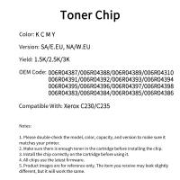 China Compatible 006R04387 Toner Chip For Xerox C230 C235 for sale