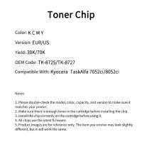 China Compatible TK 8725 Toner Chip For Kyocera  TaskAlfa 7052ci 8052c for sale