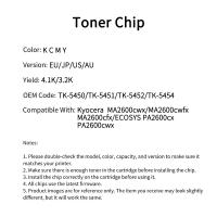 China Compatible TK 5450 TONER Chip For Kyocera ECOSYS MA2600cfx MA2600cwfx PA2600cx for sale