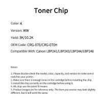 China Compatible  CRG 070 Toner Chip For Canon LBP241 LBP243 LBP244 LBP246 for sale