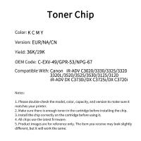 China Compatible GPR 53 Toner Chip For Canon iR ADV C3020 3330 3325 3320 3320L 3520 for sale