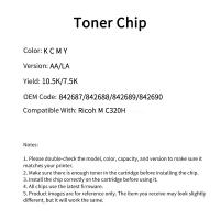 China Ricoh 842687 TONER CHIP-Ricoh M C320H for sale