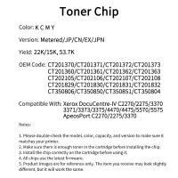 China Compatible CT201370 Toner And Drum Chips For Xerox DocuCentre IV C2270 2275 for sale