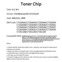 China Compatible CT202642 Tone And Drum Chip For XEROX ApeosPort VI C3370 C3371 for sale