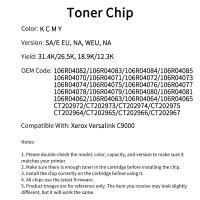 China Compatible 106R04085 CT202972 Toner chip For Xerox Versalink C9000 for sale