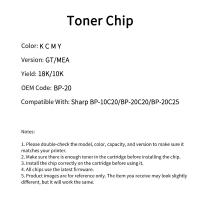 China Compatible BP 20 Toner Chip For Sharp BP 10C20 BP 20C20 BP 20C25 for sale