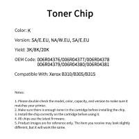 China Compatible 006R04380 Toner Chip Xerox B310 B305 B315 for sale