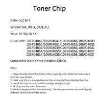 China Compatible 106R04049 Toner Chip Xerox Versalink C8000 for sale