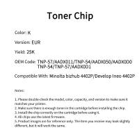 China Compatible TNP-57 Toner Chip For Minolta Bizhub 4402P Develop Ineo 4402P for sale