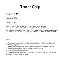 China Compatible CB400A Toner Chip For HP Color LaserJet CP4005 4005n 4005dn for sale