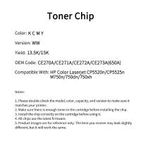 China Compatible CE270A Toner Chip For Color Laserjet CP5520n CP5525n M750n for sale