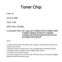 China Compatible CE278A Toner Chip For HP LaserJet P1566 P1567 P1568 P1569 P1606 P1606dn for sale